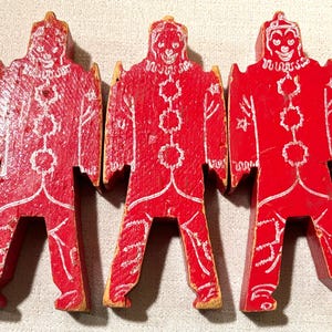 Vintage Bill Ding Building Block Stacking Clowns, 1950s Toys. Set of 14 ...