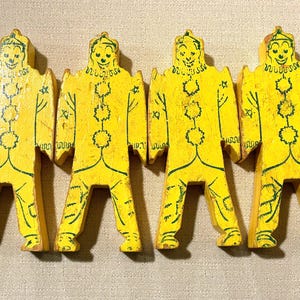 Vintage Bill Ding Building Block Stacking Clowns, 1950s Toys. Set of 14 ...
