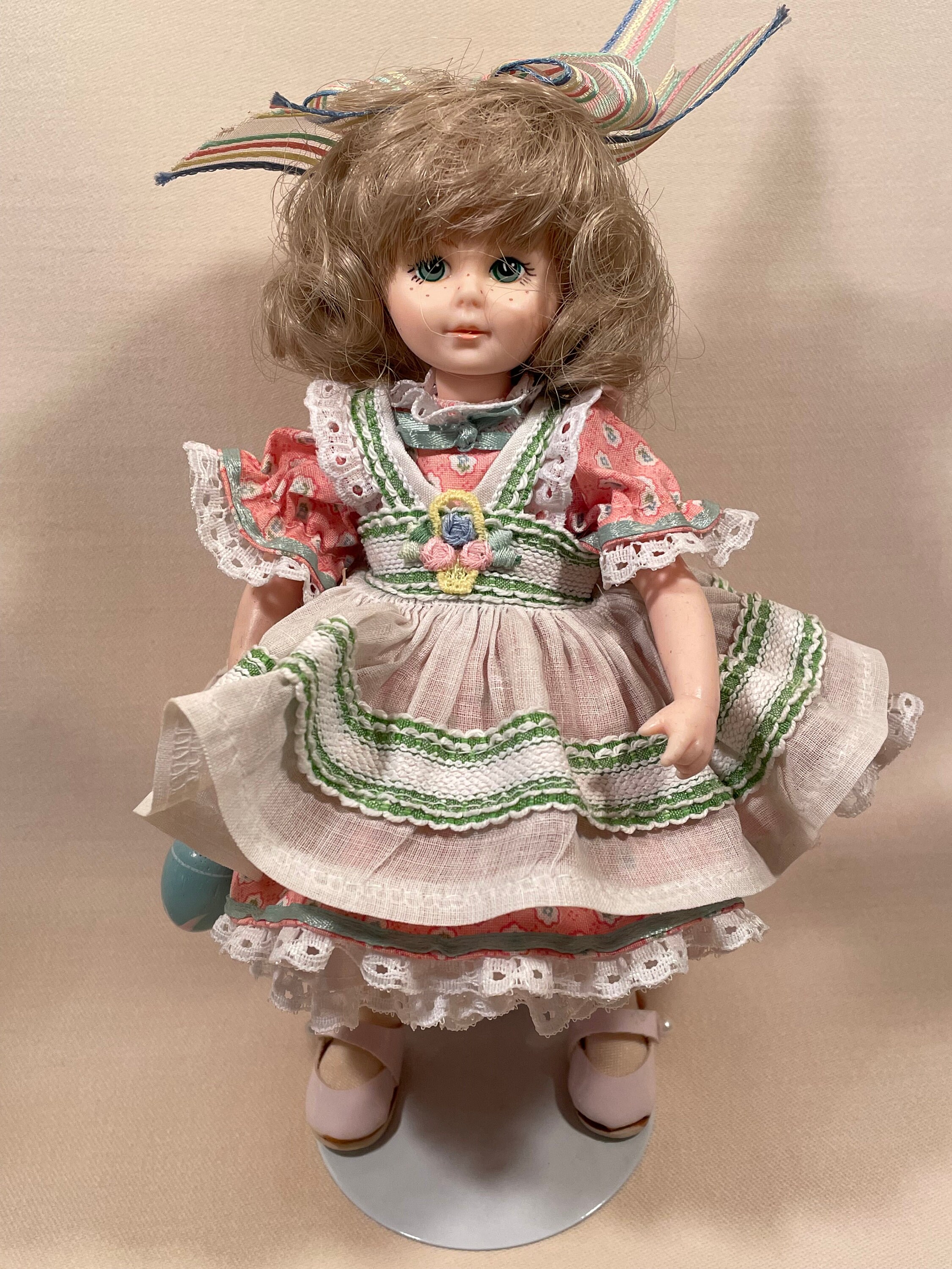 Beautiful 8 Inch Easter Doll With Egg by Robin Woods Doll - Etsy