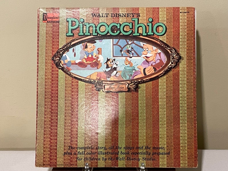 1962 Walt Disney's Pinocchio Record Album With Story Book - Etsy