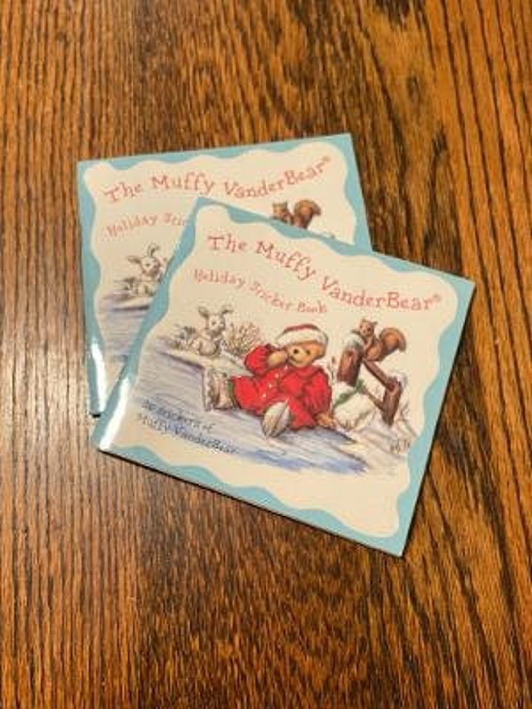 The Muffy Vanderbear Holiday Sticker Book, Muffy Mail, Set of 2 - Etsy