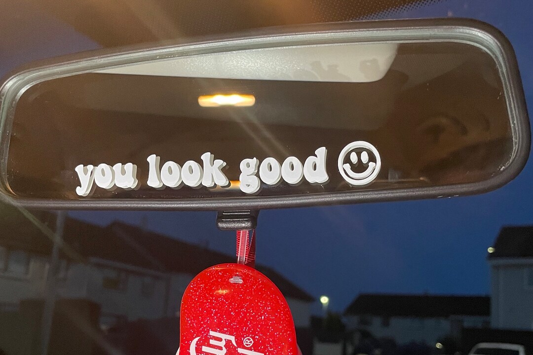 Car Mirror Decal Sticker | Decal Car Sticker | Perfect for Teen Drivers ...