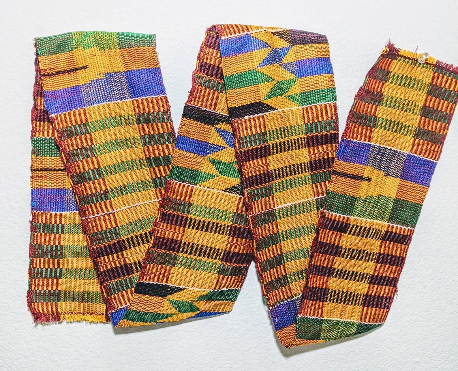 Authentic African Kente Stole - Handwoven - Etsy