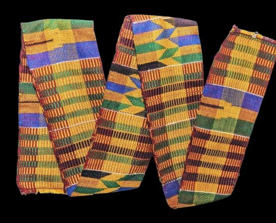 Authentic African Kente Stole - Handwoven - Etsy