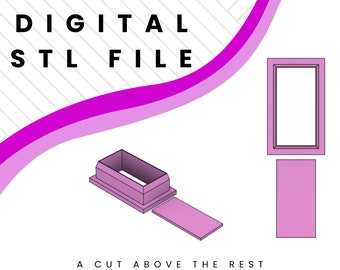Rectangle Stl File - Etsy