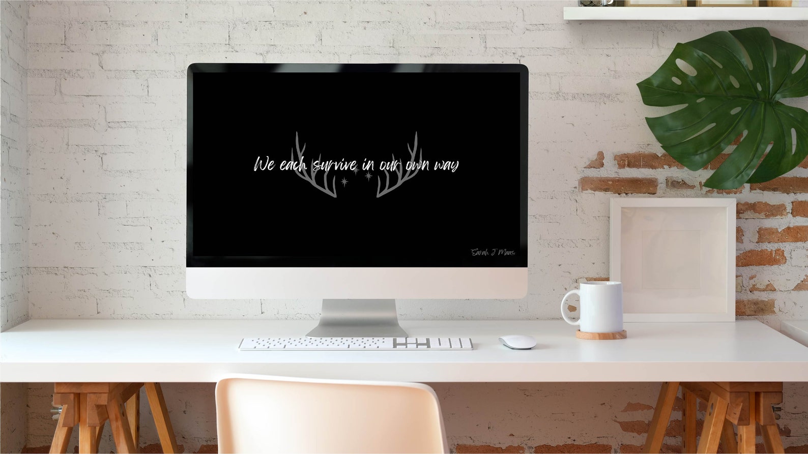 TOG Desktop Wallpaper Bundle PACK 2 | Minimal Design | Instant Digital ...