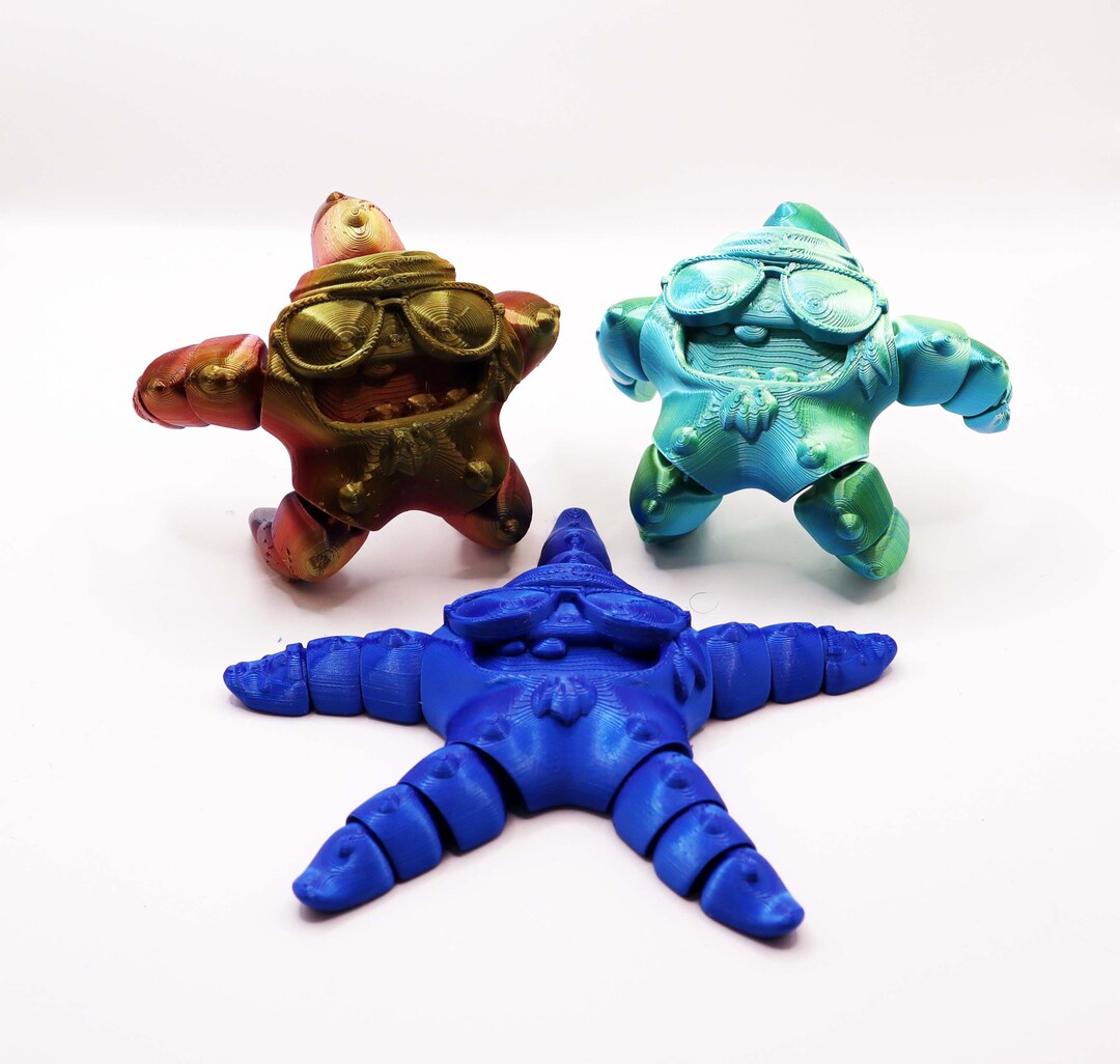 Articulated, Biker Starfish, Stim Toy, Flexi, Stim Toys, Fidget Toys ...