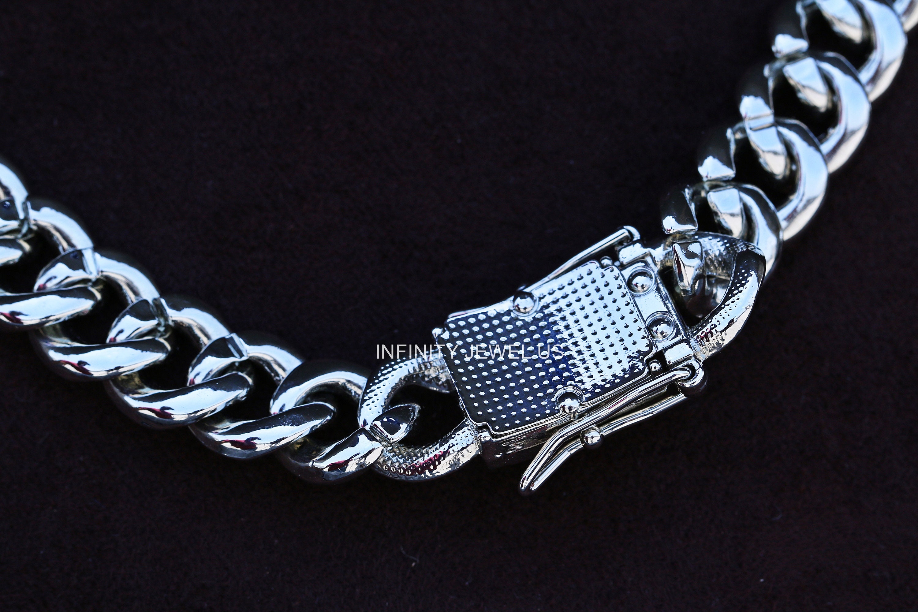 12MM Iced Round Cuban Link Necklace Chain, Custom Hip Hop Jewelry ...