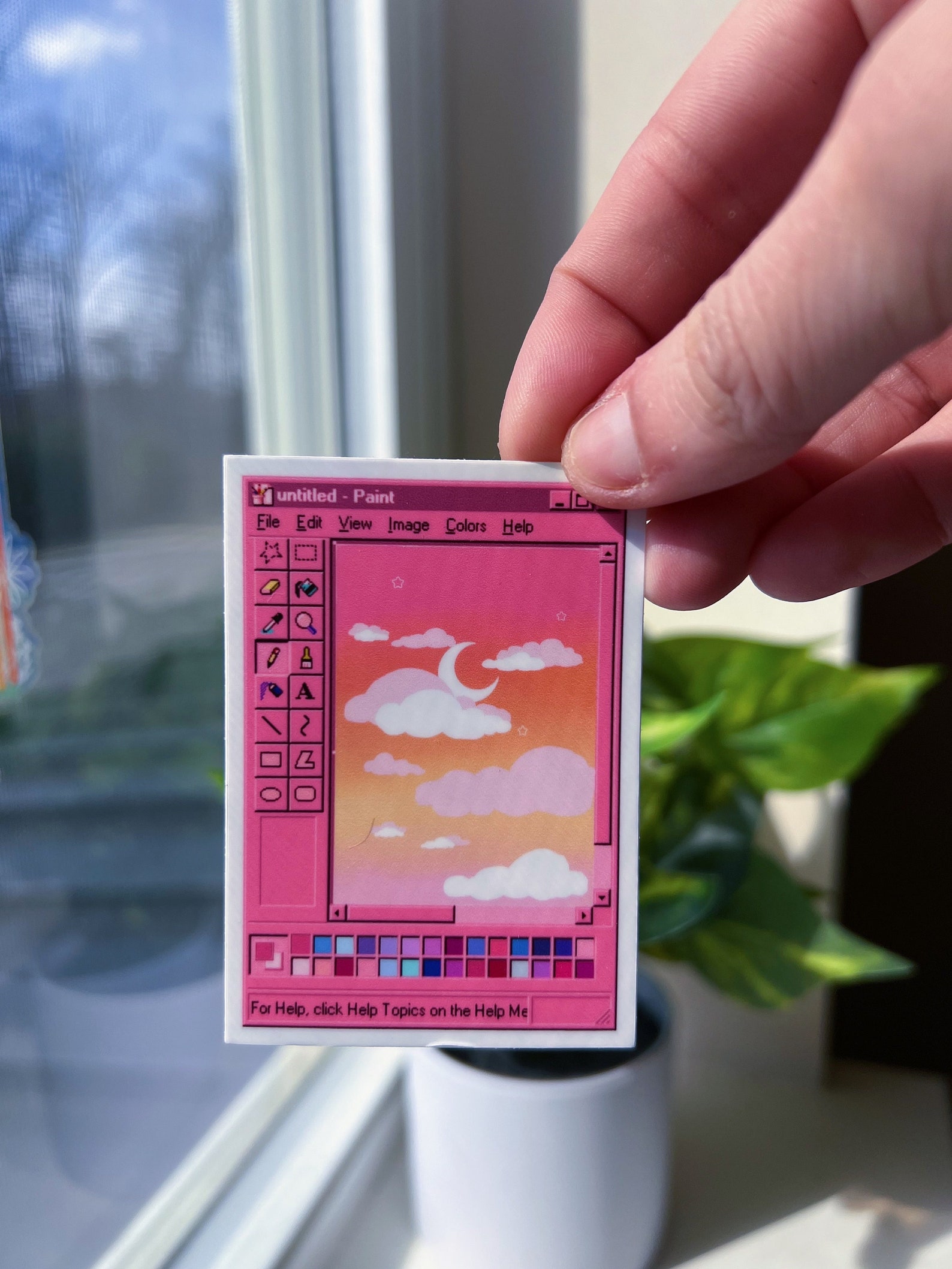 Y2K Window Paint Sticker | Y2K Aesthetic Stickers | Y2K Sticker | Girly ...