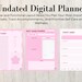 Girly Daily Planner | Weekly Planner | Monthly Planner | Minimal Life ...