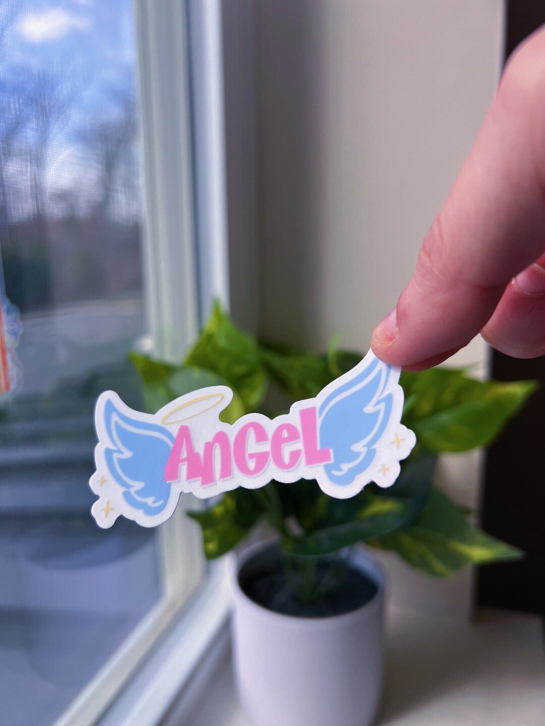 Y2K Angel Sticker | Y2K Aesthetic Stickers | Y2K Sticker | Girly ...