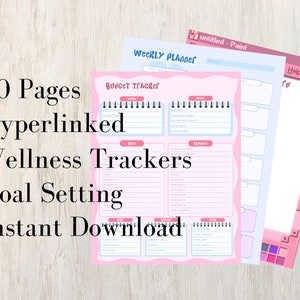 Girly Daily Planner | Weekly Planner | Monthly Planner | Minimal Life ...