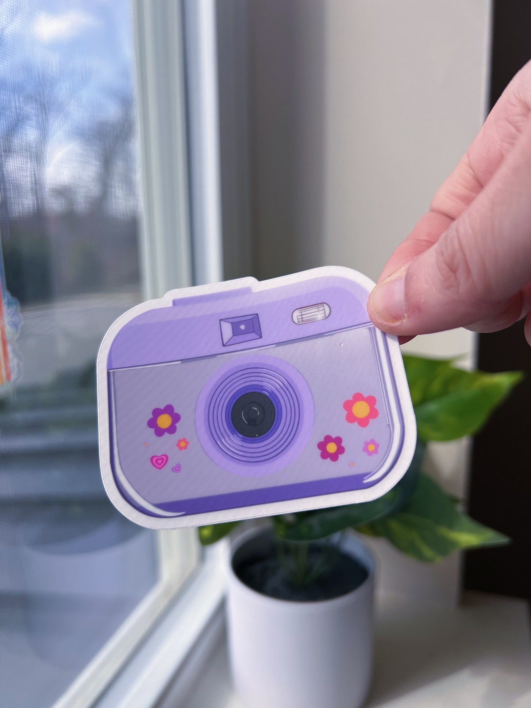 Y2K Camera Sticker | Y2K Aesthetic Stickers | Y2K Sticker | Girly ...