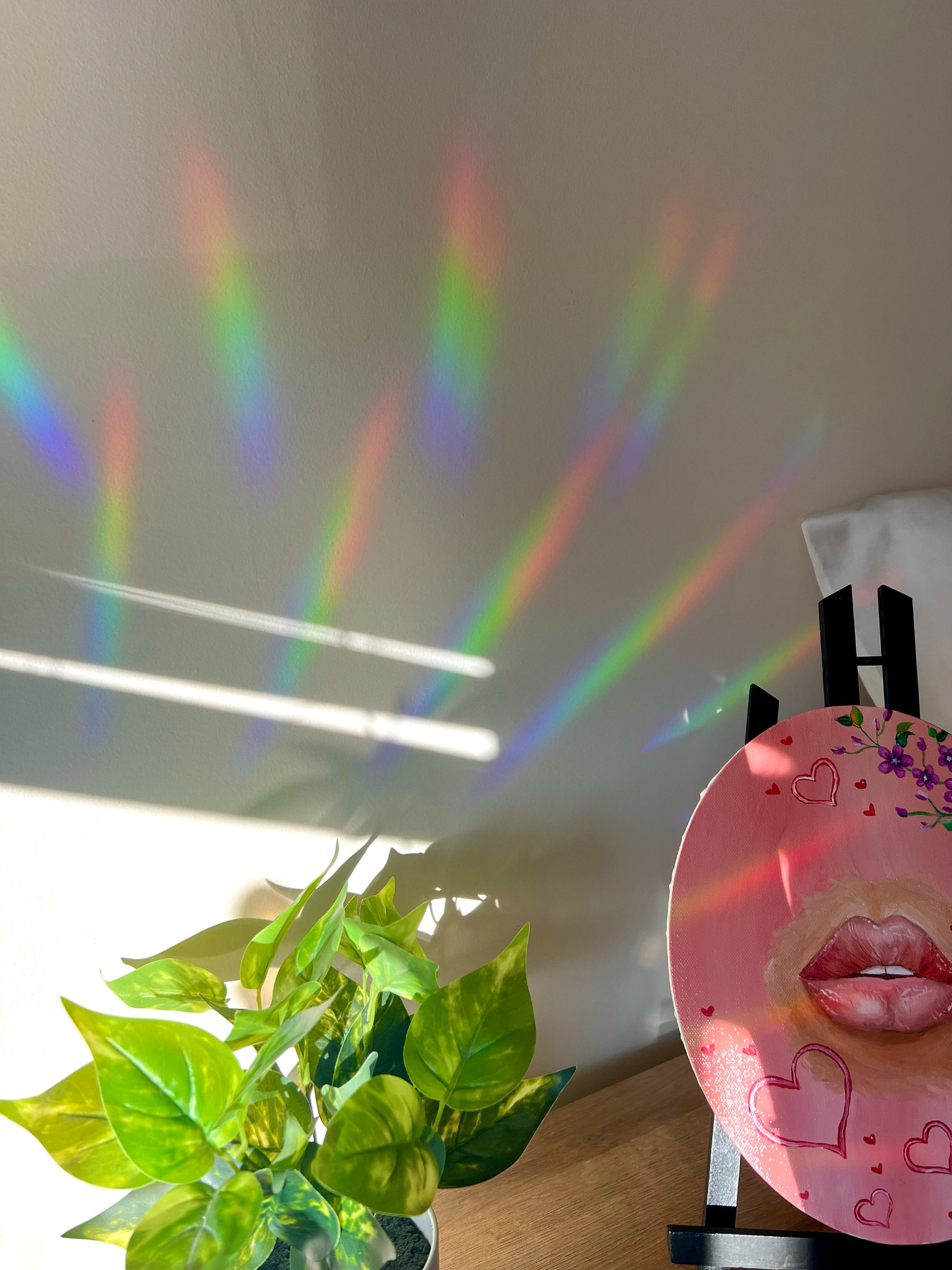 Boho Rainbow Suncatcher Sticker Rainbow Window Sticker Holographic ...