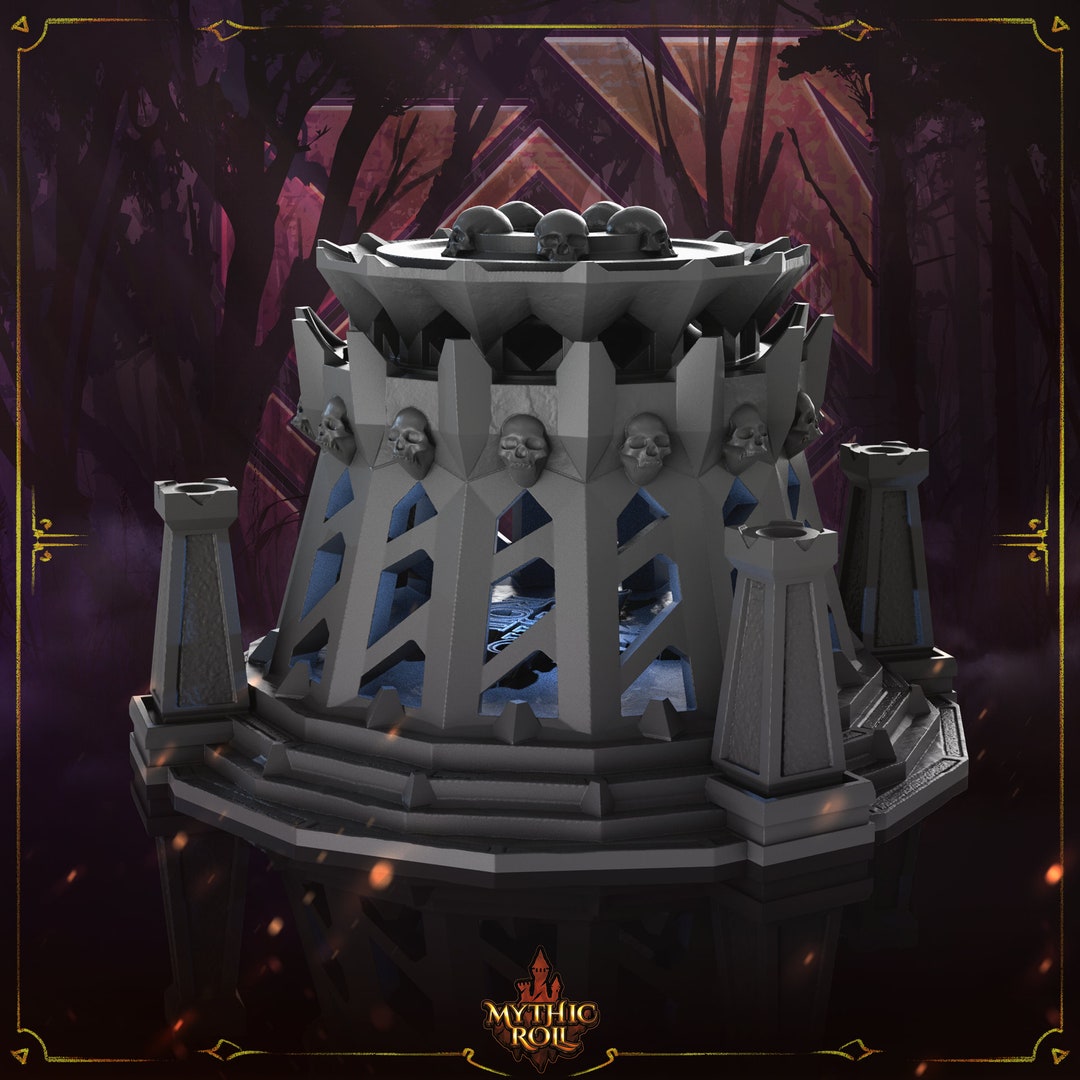 The Necromancer Mausoleum Dice Box - Etsy