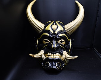 Samurai Full Face Mask - Etsy