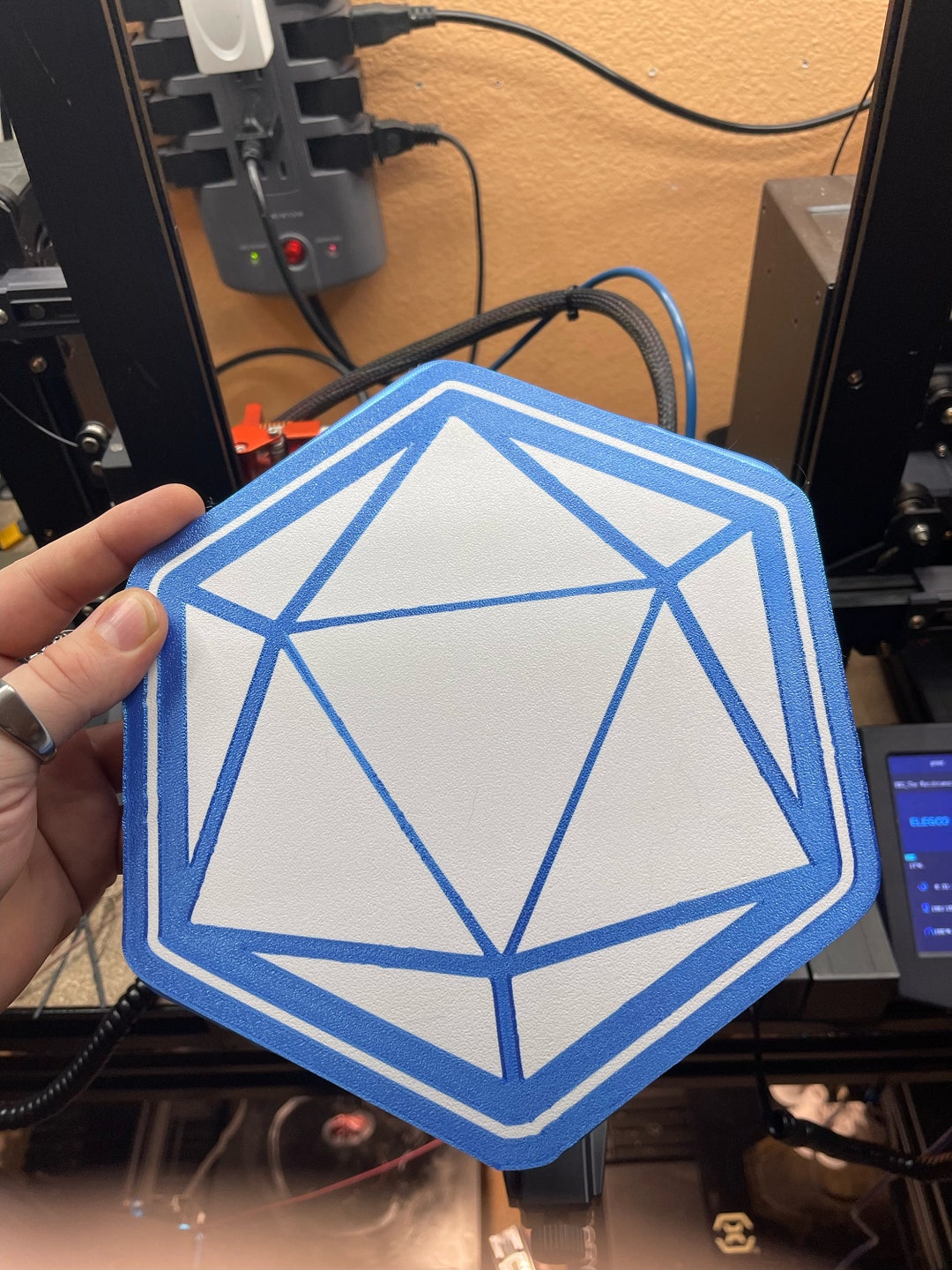 D20 Light Box | Light Box | D20 | Dungeons and Dragons | D&D | TTRPG ...