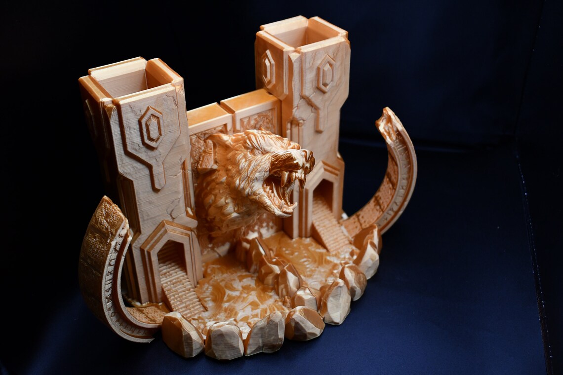 Viking Gate of Valhalla Dice Tower, Dice Tray, Dungeons and Dragons ...