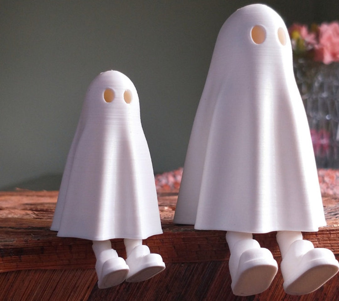 Cute Halloween Ghost With Feet 3D Printed Ghost Decoration as Seen on ...