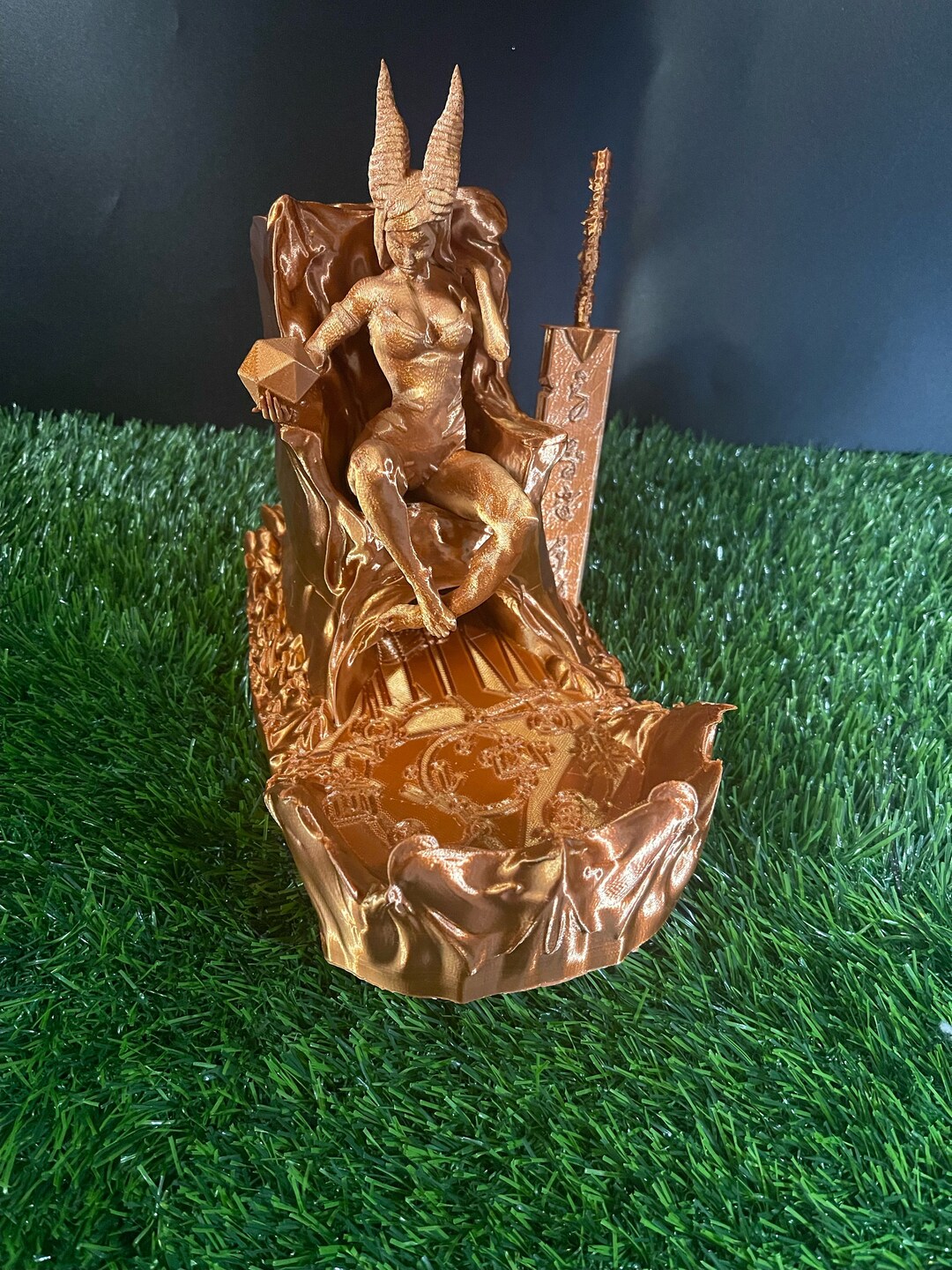 Demonic Tutor Dice Tower, Dice Tower, Dice Tray, Dungeons and Dragons ...