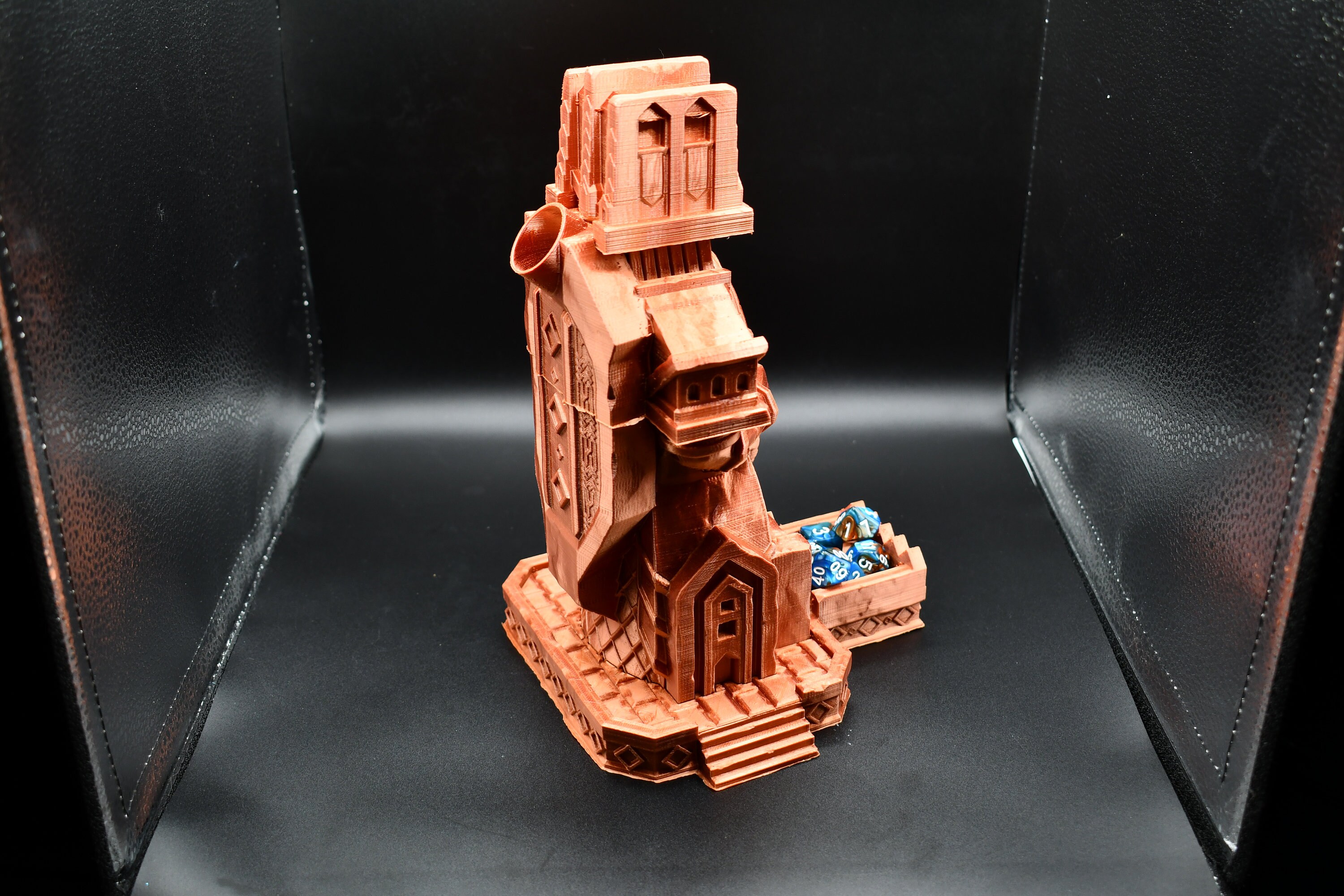 Dwarven Baldur's Shrine Dice Tower Dice Tray Dungeons - Etsy