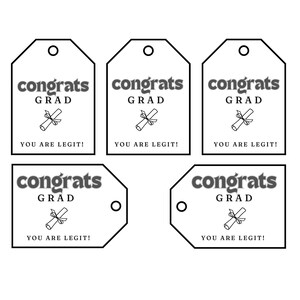Graduation Gift Tags, Grad Gifts, Grad Cards, Grad Gift Tags ...