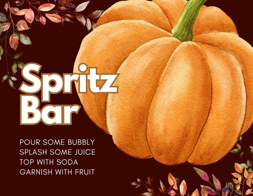 Thanksgiving Bar Sign, Thanksgiving Sign, Friendsgiving Bar ...