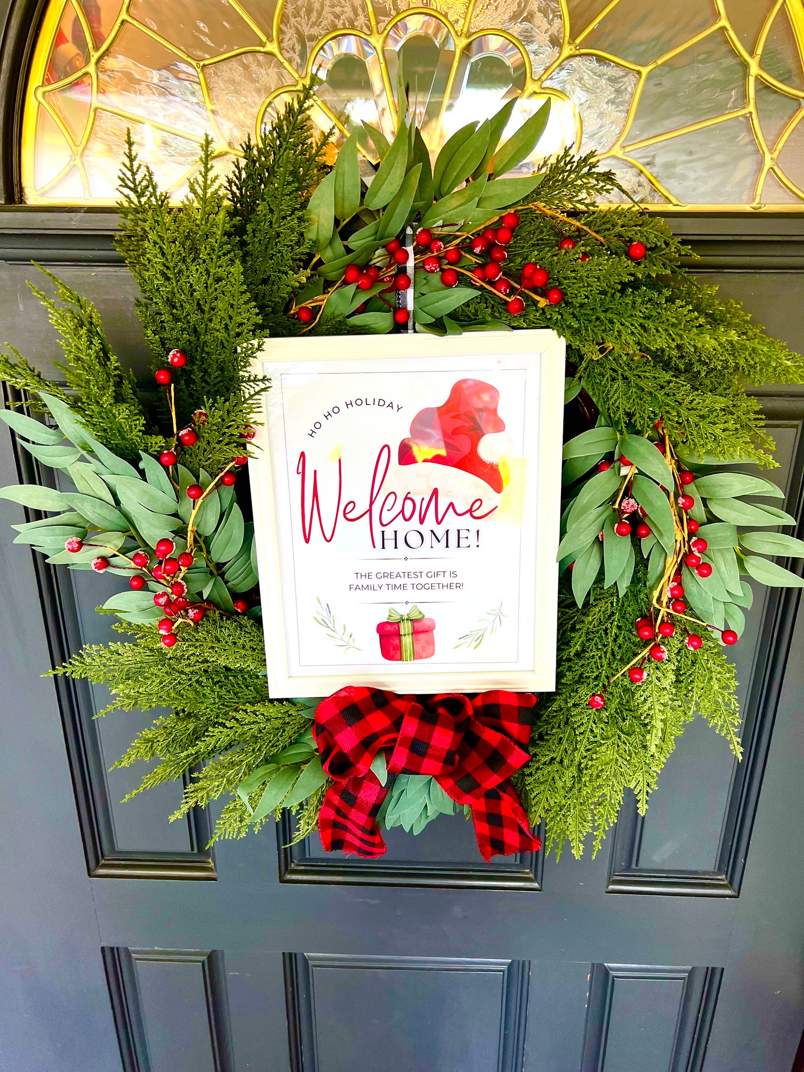 Welcome Home! Holiday Sign - Etsy