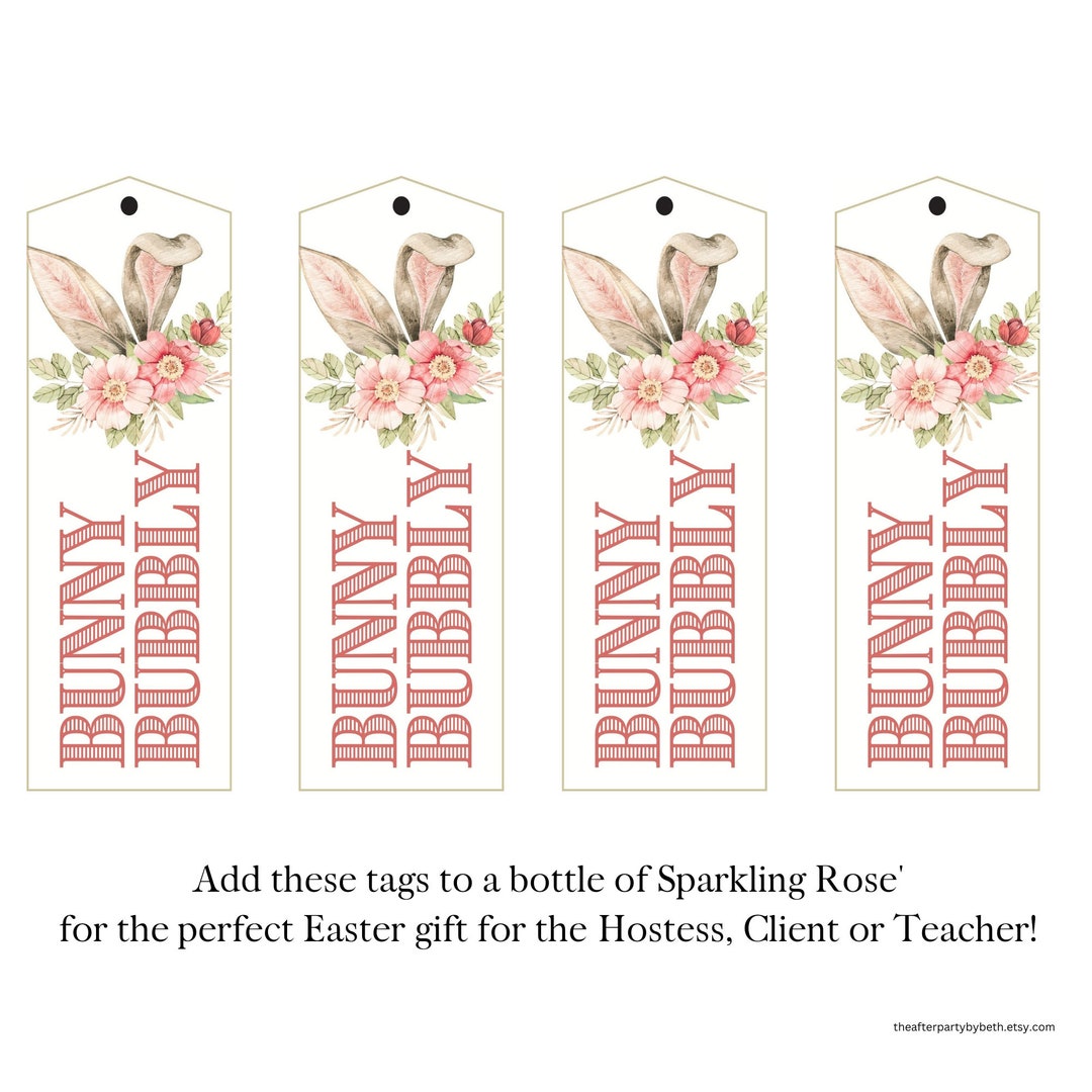 Easter Tags, Easter Printables, Easter Gift Tags, Easter Hostess Gift ...
