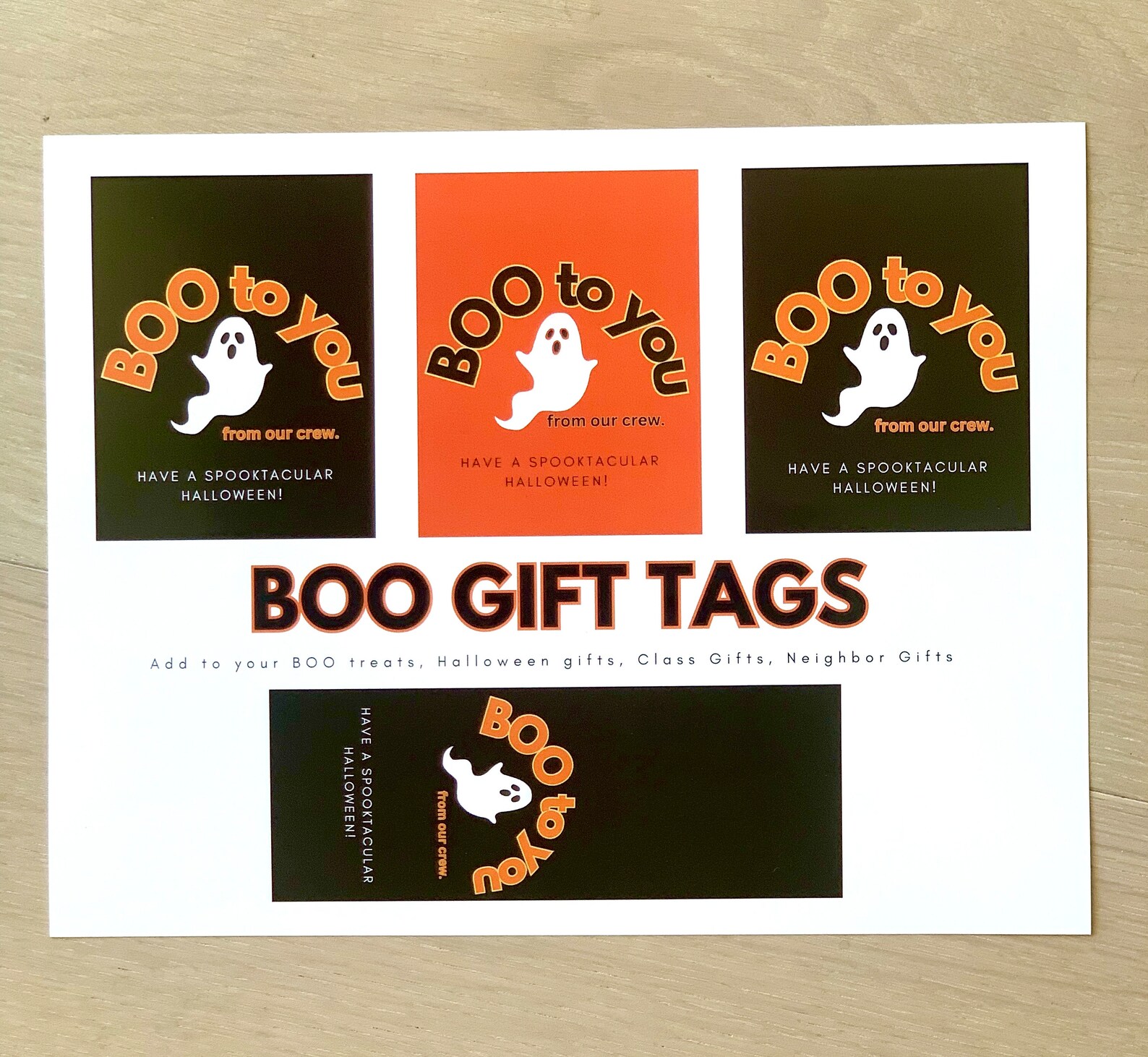 Halloween Care Package Printable, Halloween College Care Packages, You ...