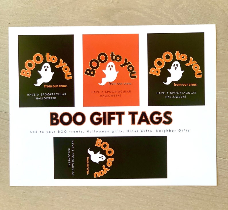 Halloween Care Package Printable, Halloween College Care Packages, You ...