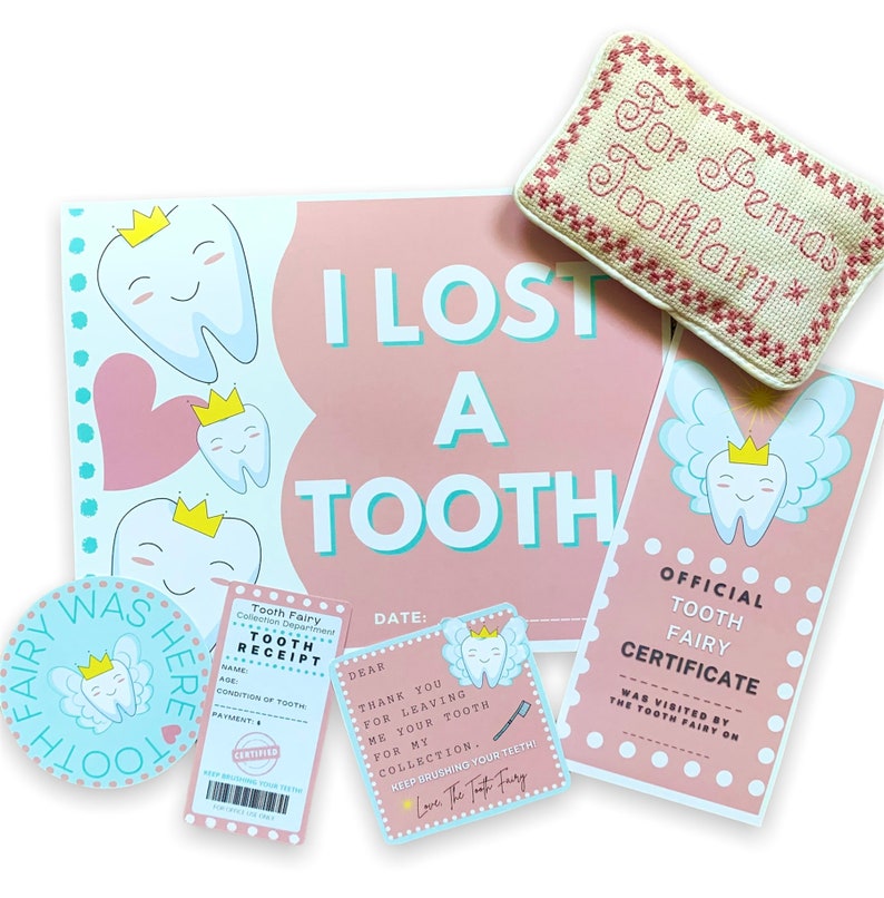 Tooth Fairy Letter Tooth Fairy Note Tooth Fairy Receipts - Etsy