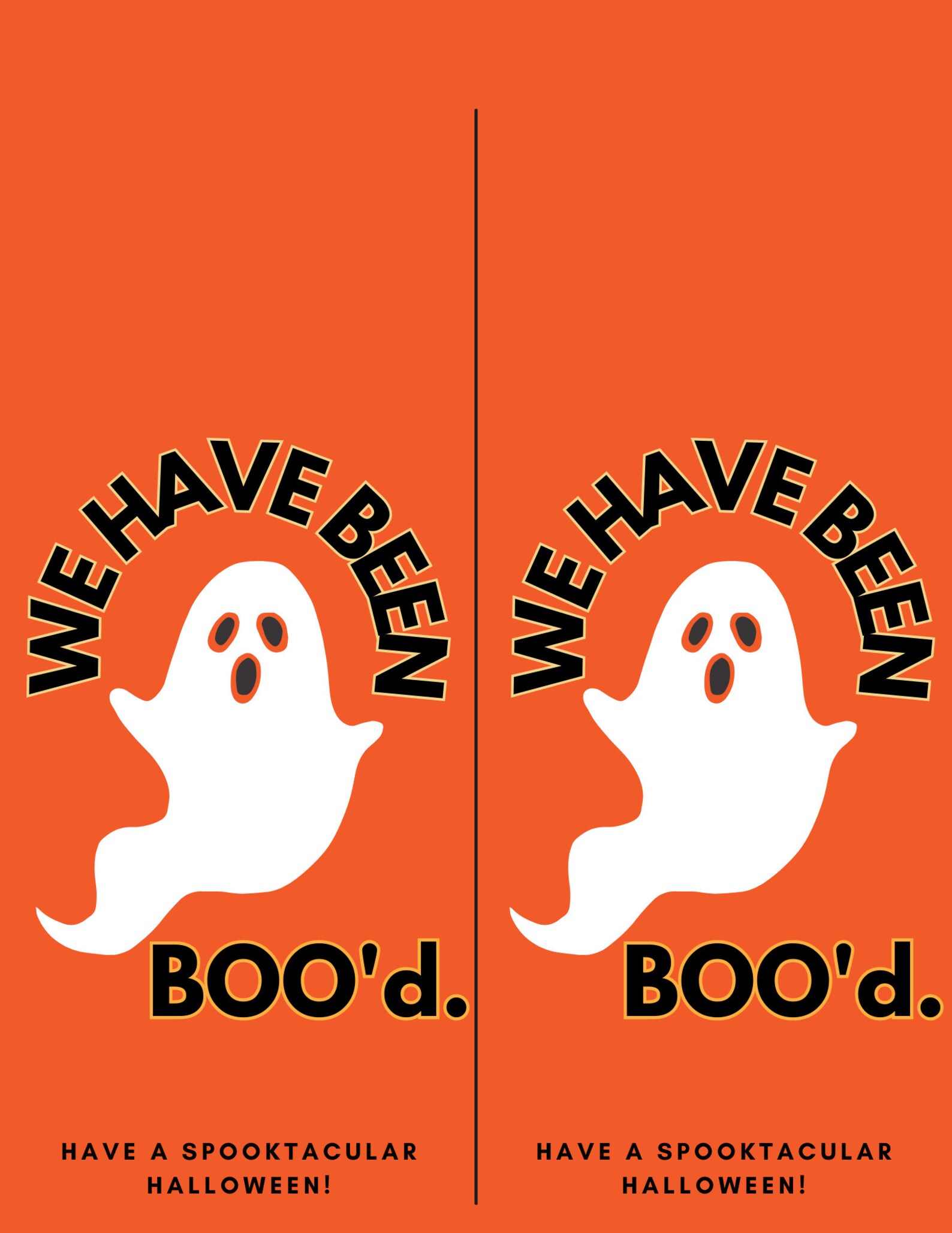 You Have Been Boo'ed, You've Been Boo'ed, Booed Sign Printable, Boo ...