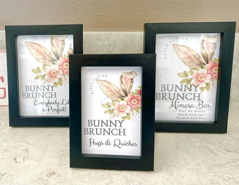 Easter Brunch Signs, Easter Brunch Buffet, Easter Decor - Etsy