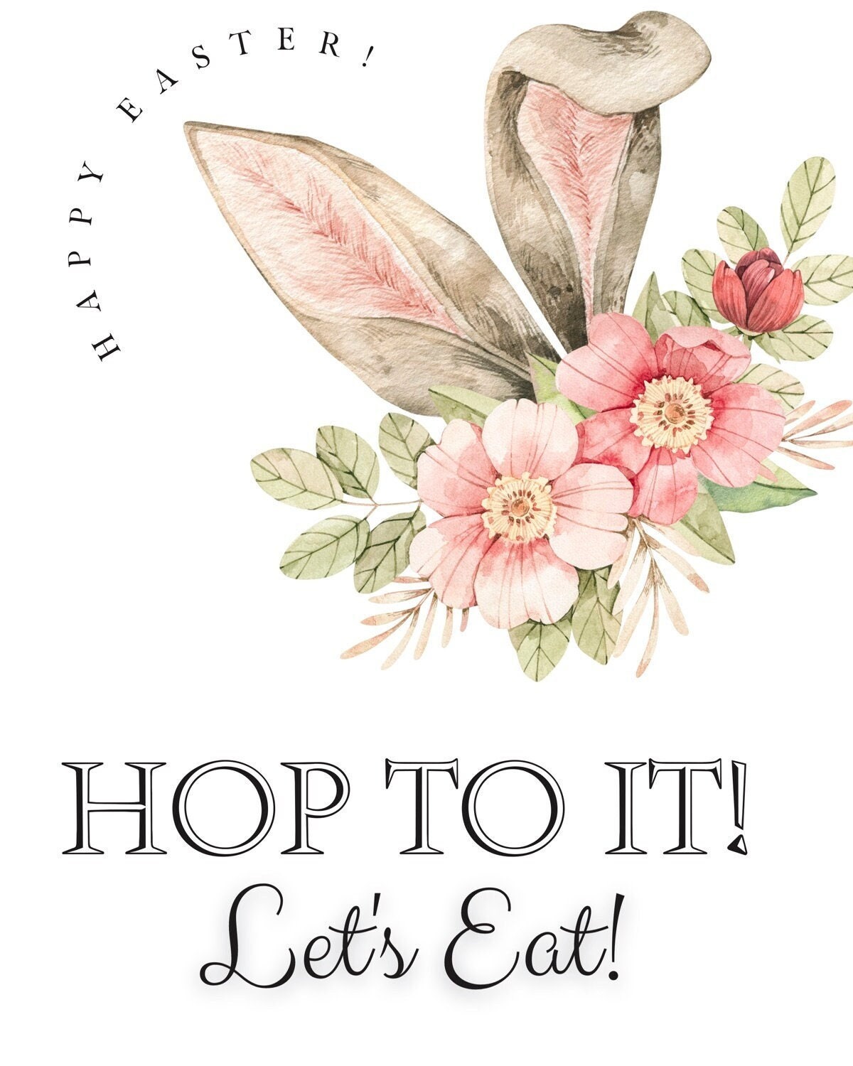 Easter Brunch Welcome Sign, Easter Brunch Buffet, Easter Menu 2023 - Etsy