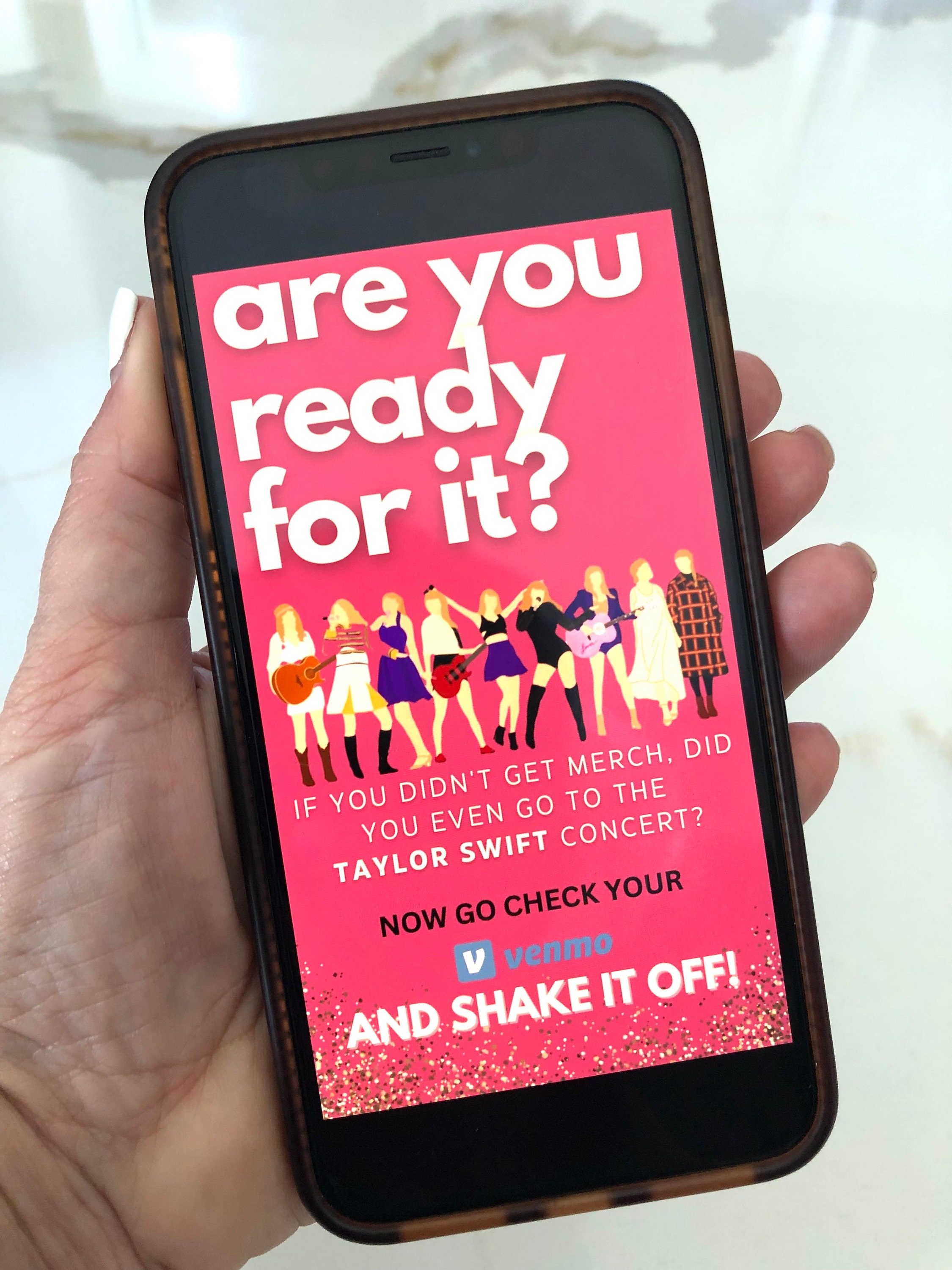 Taylor Swift Digital Card, Taylor Swift Concert Souvenirs, Eras Tour E ...