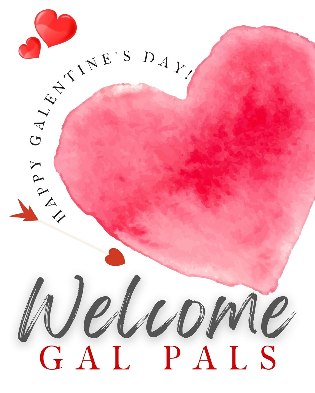 Galentine's Day Signage, Galentine's Day Decor, Galentines Day Signs - Etsy