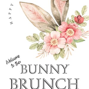 Easter Brunch Signs, Easter Brunch Buffet, Easter Decor - Etsy