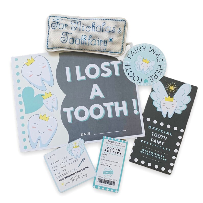 Tooth Fairy Letter and Note With Receipts - Etsy