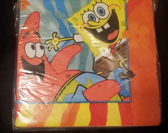 Spongebob Napkin - Etsy