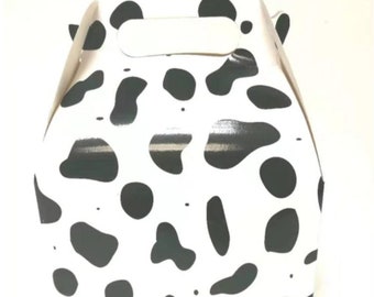 Cow Print Party Boxes - Etsy
