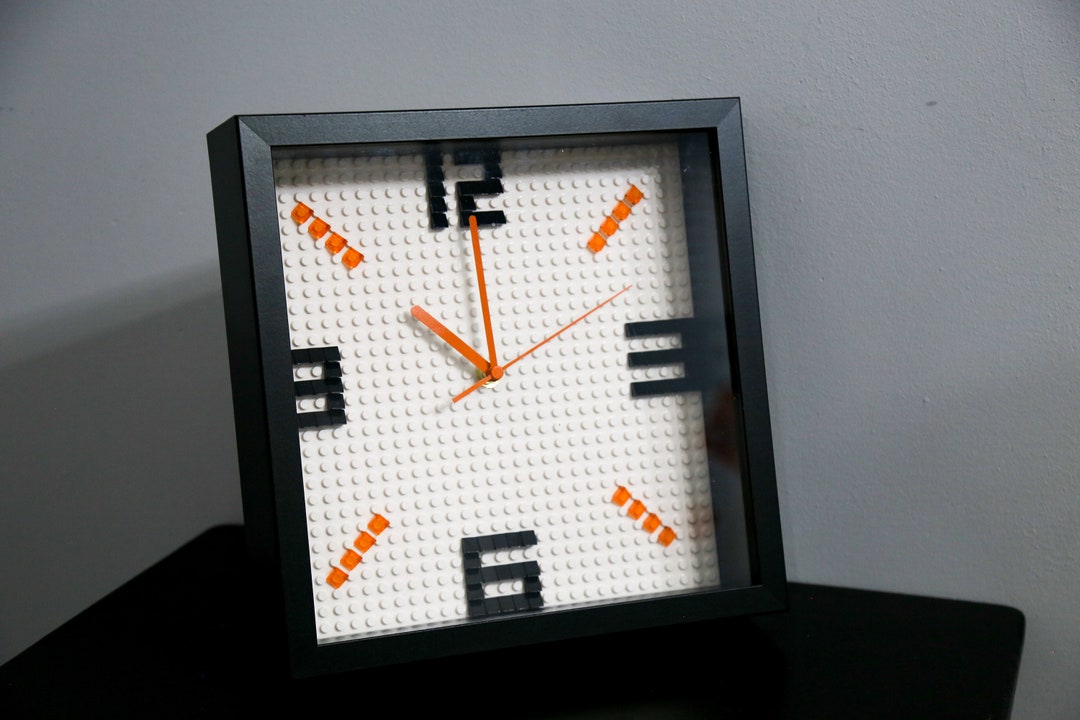 Custom Wall Clock, Building Blocks Clock, Building Blocks Gift ...