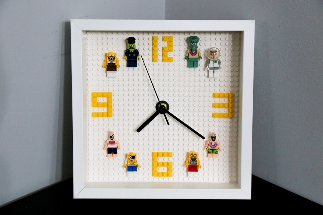 Custom Wall Clock for Kids, Mini Figures Clock, Children's Gift ...