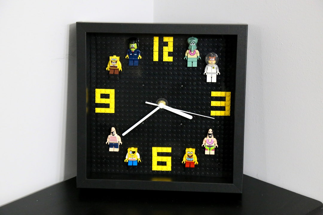 Custom Wall Clock for Kids, Mini Figures Clock, Children's Gift ...