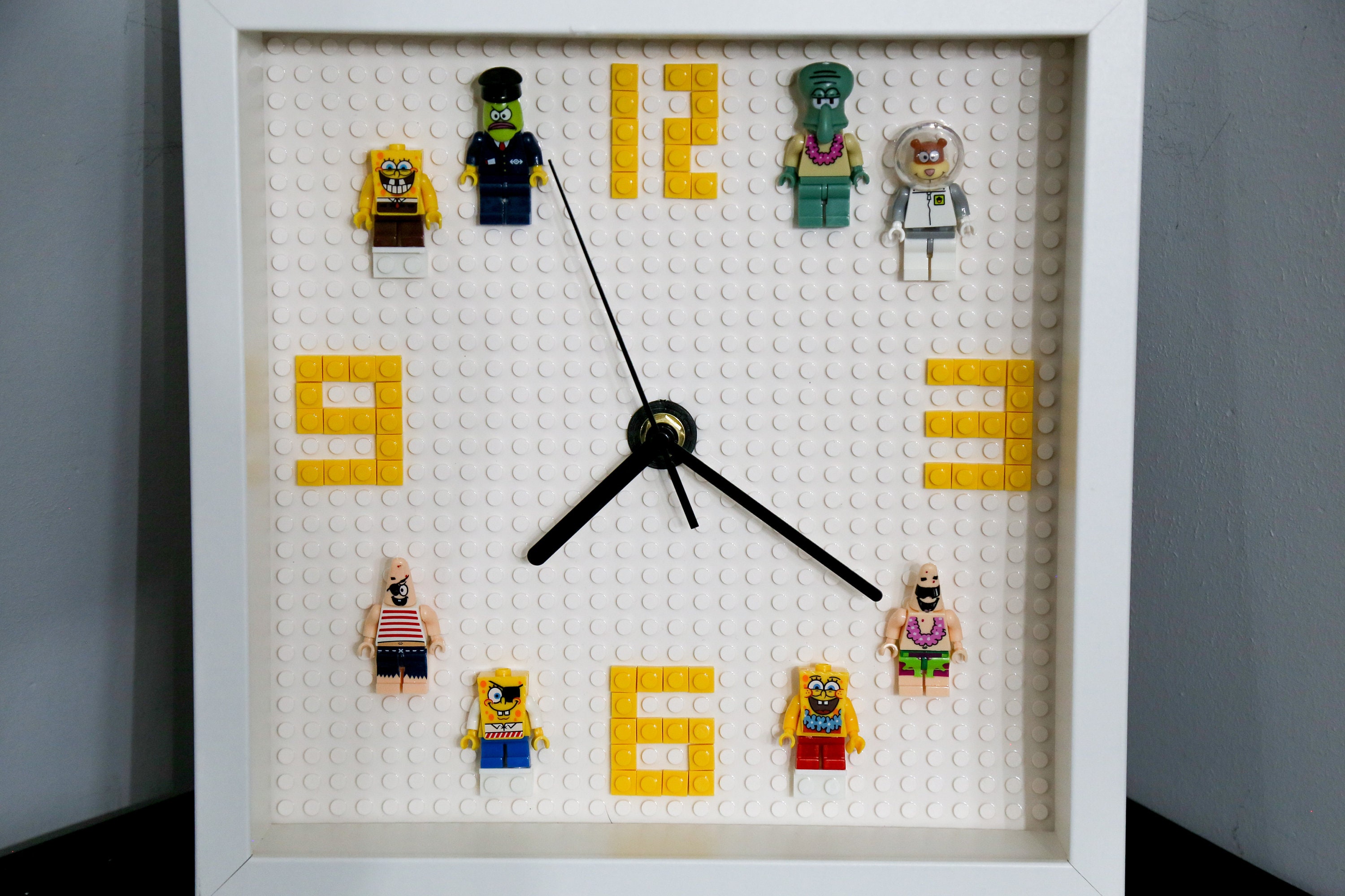 Custom Wall Clock for Kids Mini Figures Clock Children's - Etsy