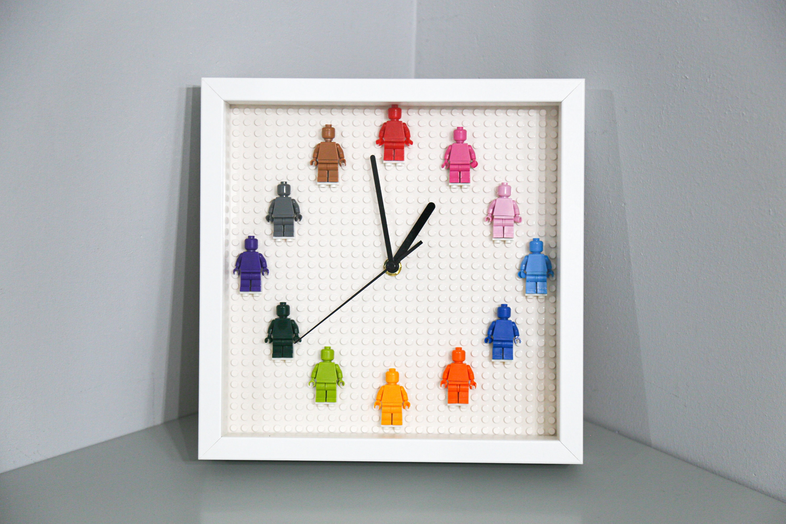 Custom Wall Clock, Mini Figures Clock, Birthday Gift, Gift for Kids ...