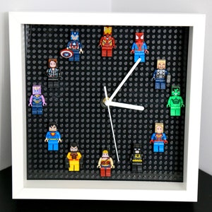 Custom Wall Clock for Kids Theme Clock Mini Figures Clock - Etsy