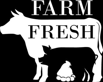 Farm Fresh Meat Sign - Etsy