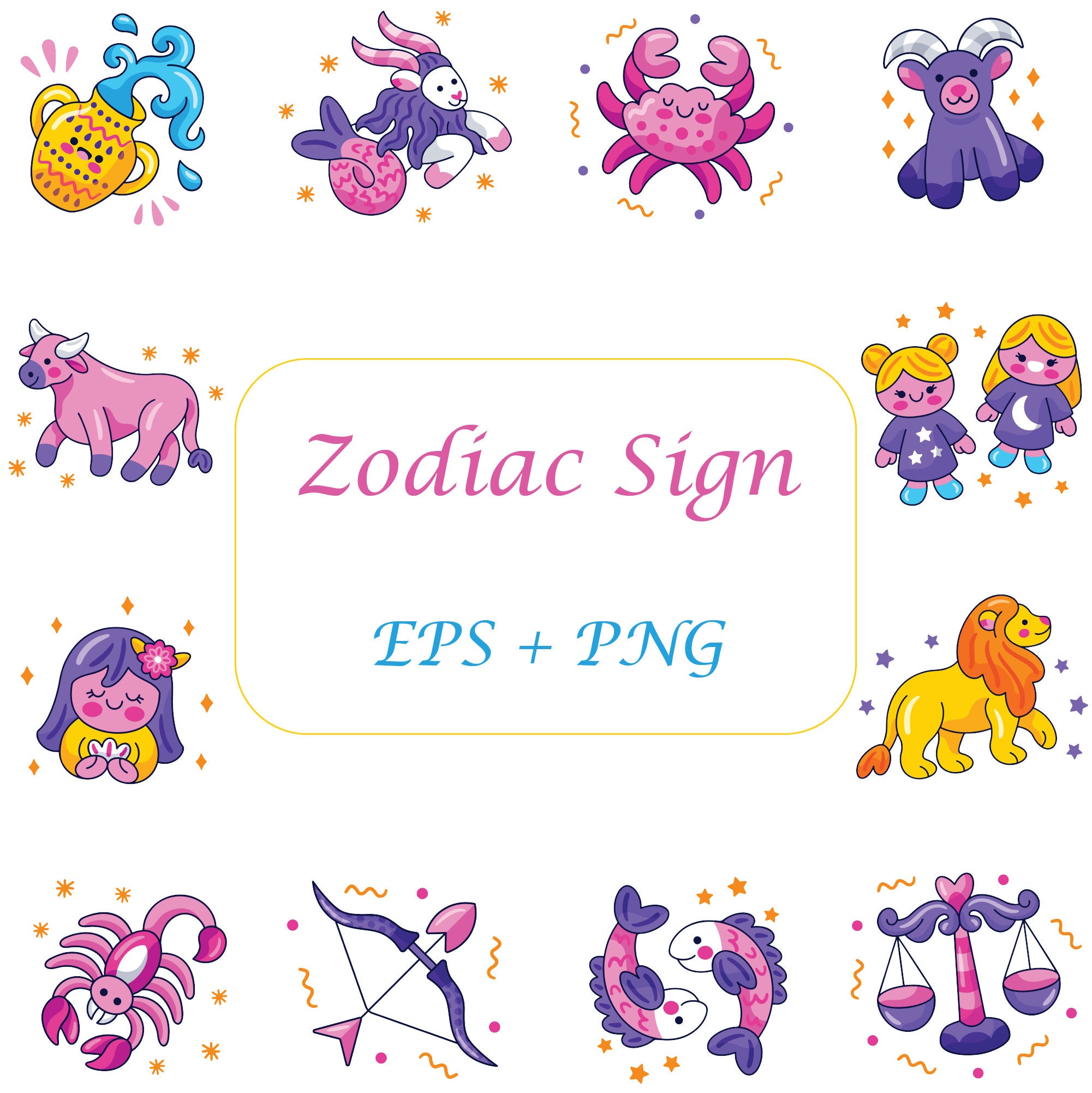 Zodiac PNG, Horoscope Design, Zodiac Signs, Zodiac Template, Horoscope ...