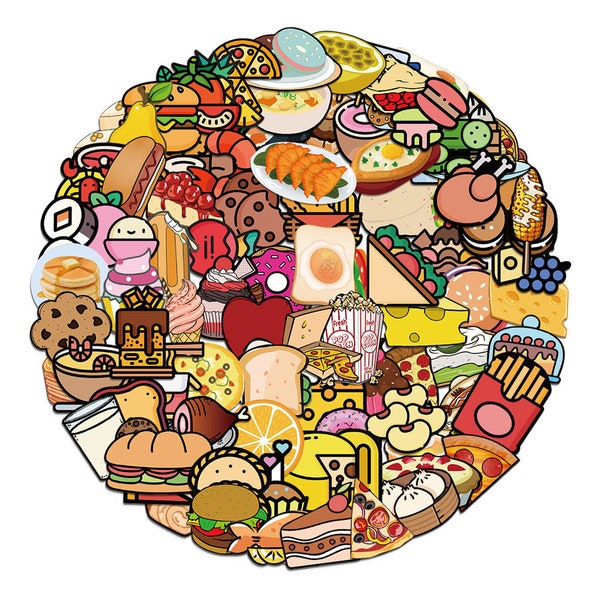 Food Stickers - Etsy